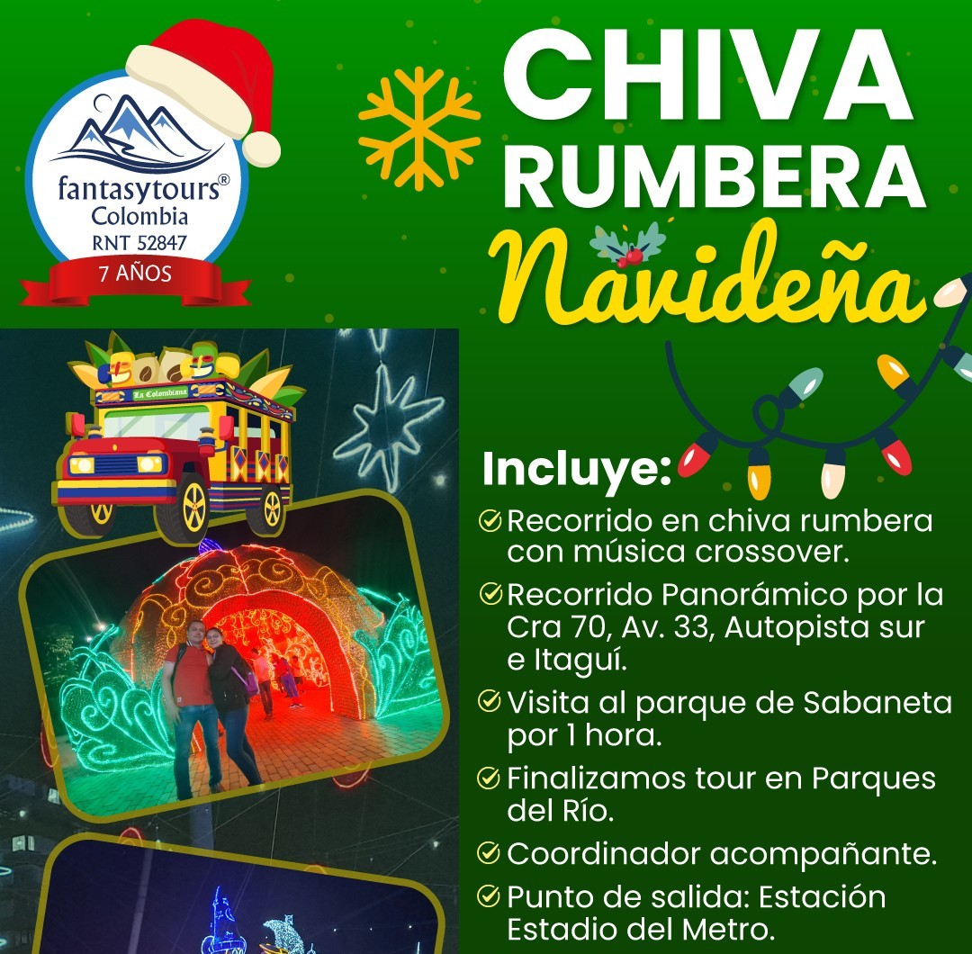 ¡Descubre Medellín al abordo de la chiva rumbera! | fantasytours s.a.s ...